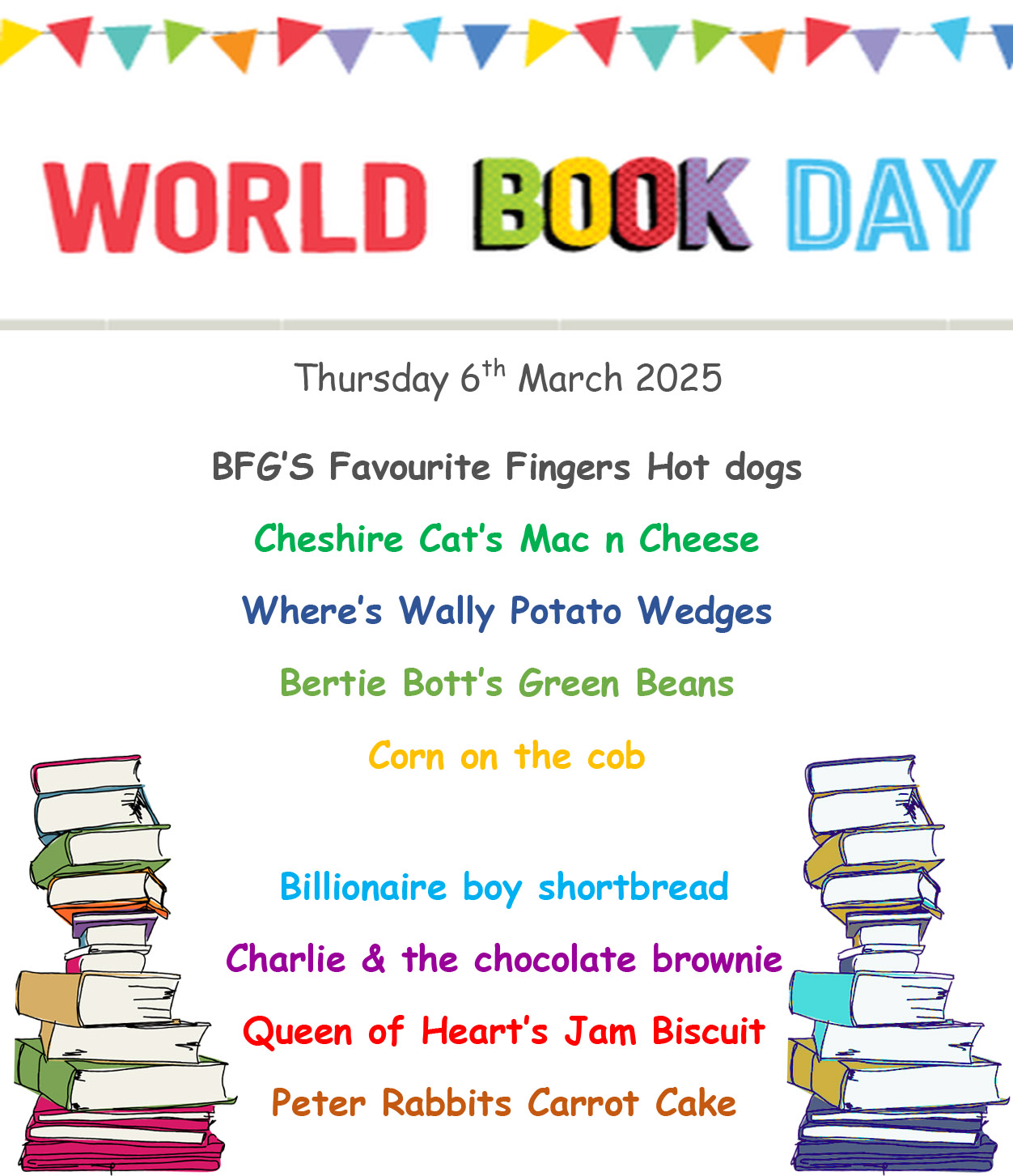 Microsoft Word – world book day menu.docx – Dowdales School
